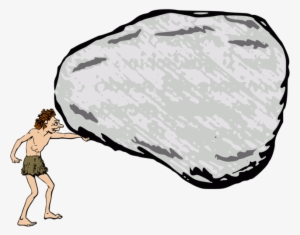 Boulder Caveman Rock - Caveman Rock PNG Image | Transparent PNG Free ...