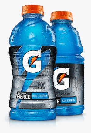 Gatorade Fierce Blue Cherry 12 Count 32 Oz PNG Image | Transparent PNG ...