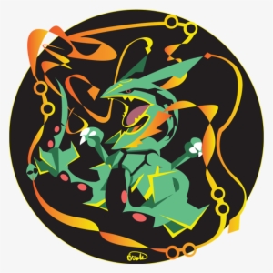Mega Rayquaza Art Drawing - Mega Rayquaza PNG Image | Transparent PNG ...
