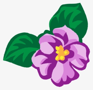 Download African Violets Border Clip Art - Purple Flower Border Png ...