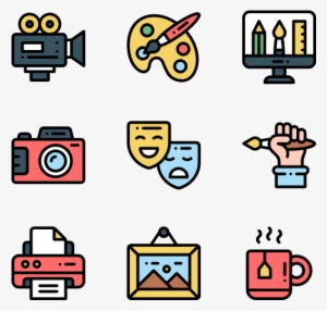 Artistic Studio 50 Icons PNG Image | Transparent PNG Free Download on ...