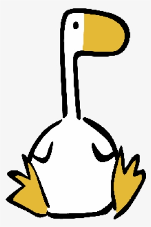 Goose Sitting Down - Wall Decal PNG Image | Transparent PNG Free ...