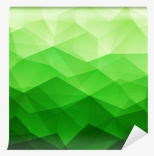 Abstract Green Triangle Background Wall Mural • Pixers® - Graphic ...