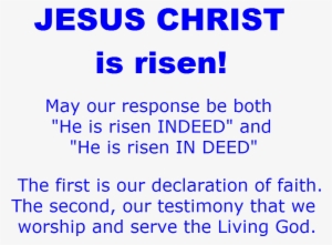 Jesus Christ Is Alive - Number PNG Image | Transparent PNG Free ...