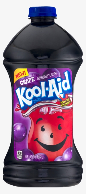 Kool-aid Grape Drink - 96 Fl Oz Bottle PNG Image | Transparent PNG Free ...