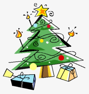 Christmas Tree With Presents Clipart - Santas Workshop Clip Art PNG ...