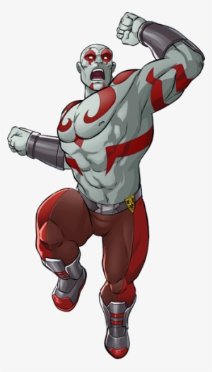 Drax Guardians Of The Galaxy Animado PNG Image | Transparent PNG Free ...