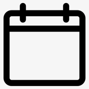 Calendar Empty Page Outline ⋆ Free Vectors, Logos, - Empty Calendar ...