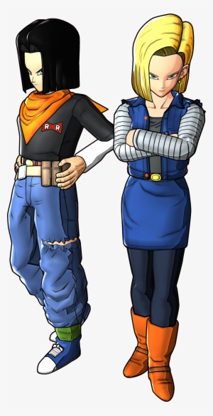 Android18 And 17 Battle Of Z Render - Android 17 Concept Art PNG Image ...