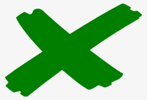 How To Set Use Green X Marks The Spot Clipart PNG Image | Transparent ...
