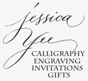 Calligraphy By Jessica Yee Logo - Jessica In Calligraphy PNG Image ...