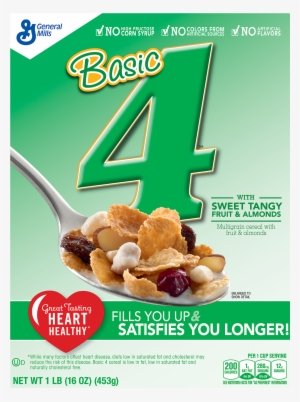 Basic 4 With Fruit And Almonds Multigrain Cereal, 16 - Basic 4 Cereal ...