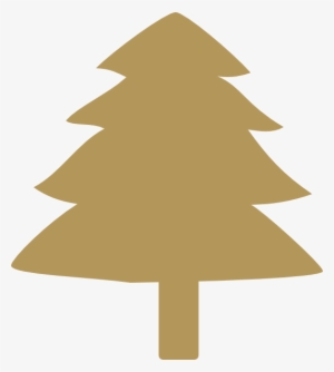 Gold Tree Clip Art At Clker - Gold Christmas Trees Vector Art PNG Image ...