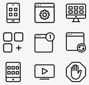 Applications & Windows - Clock Icon Vector PNG Image | Transparent PNG ...