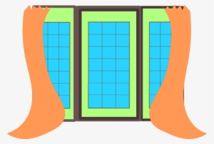 Window With Curtains At Vector - Vektor Jendela Png PNG Image ...