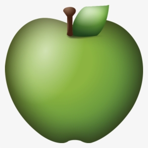 Download Ai File - Green Apple Emoji Png PNG Image | Transparent PNG ...