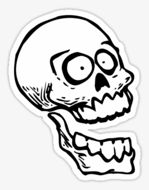 Funny Skull Stickers By Muhammadather - Funny Skull Stickers PNG Image ...
