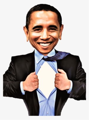This Free Icons Png Design Of Barack Obama Caricature PNG Image ...