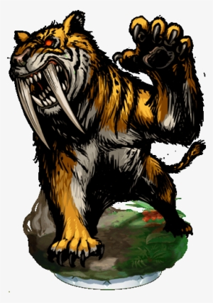 Saber Tooth Tiger Png - Saber Tooth Tiger Beast PNG Image | Transparent ...