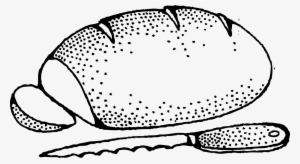White Bread Rye Bread Loaf Sliced Bread - Bread Outline PNG Image ...
