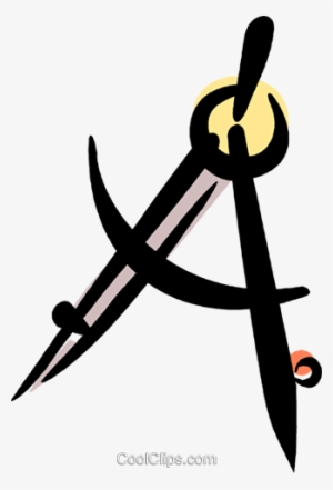 Geometry Compass Royalty Free Vector Clip Art Illustration - Geometry ...