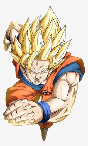Dbz - Space - Super Saiyan Goku Charging PNG Image | Transparent PNG ...