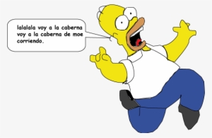 Homero Jay Simpson I » Homero Corre - Cartoon PNG Image | Transparent ...