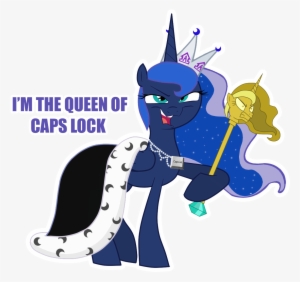 T'm The Queen Of Caps Lock Caps Lod - Transparent Background Princess ...