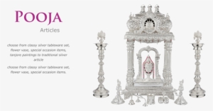 Silver Pooja Set Png PNG Image | Transparent PNG Free Download on SeekPNG