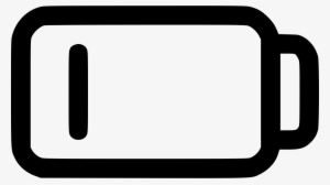 Low Battery - - Png White Low Battery Icon PNG Image | Transparent PNG ...