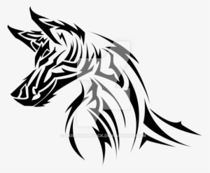 Tribal Wolf Png - Wolf Tribal With Transparent Background PNG Image ...