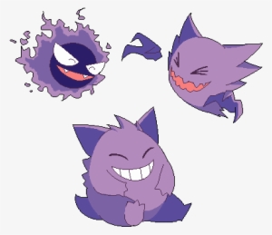 Two Different Evolutionary Lines For Gastly, Haunter - Pokemon Forma ...