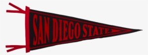 San Diego State Pennant - College Pennants San Diego PNG Image ...