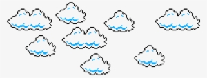 Mario Cloud - Mario Bros 3 Cloud Pixel PNG Image | Transparent PNG Free ...