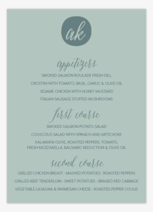 Dinner Menu - Bachelorette Party PNG Image | Transparent PNG Free ...