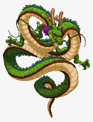 Pixel Https Balthazar Deviantart - Shenron Sprite PNG Image ...