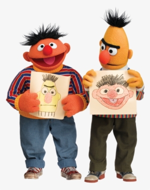 Sesame Street On Twitter - Bert And Ernie As A Couple PNG Image ...