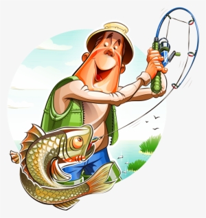 Cartoon Fishing Man Png And Clipart - Cartoon Fisherman Png PNG Image ...