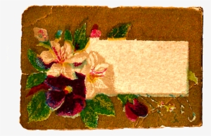 Digital Flower Label - Artificial Flower PNG Image | Transparent PNG ...