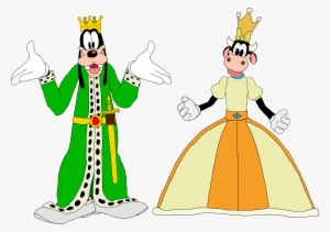 Disney Images King Goofy And Queen Clarabelle Cow - Goofy Principe PNG ...