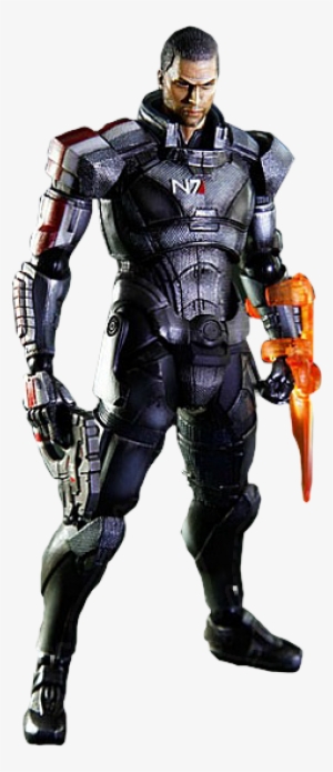 Mass Effect - Play Arts Mass Effect Shepard PNG Image | Transparent PNG ...
