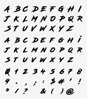 Road Rage Font - Typeface PNG Image | Transparent PNG Free Download on ...