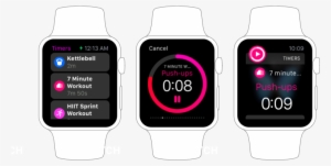 Built For The Apple Watch - Workout Timer PNG Image | Transparent PNG ...