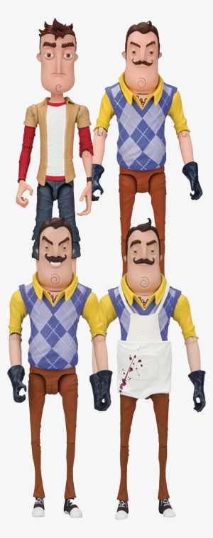 Hello Neighbor Series Action Figure Assortment Set - Hello Neighbour ...