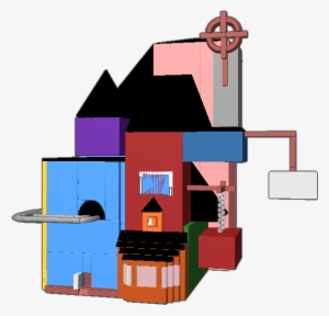 This Is The Hello,neighbor House From Alpha 3 Please - House PNG Image ...