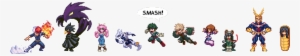 Pixel Art My Hero Academia PNG Image | Transparent PNG Free Download on ...
