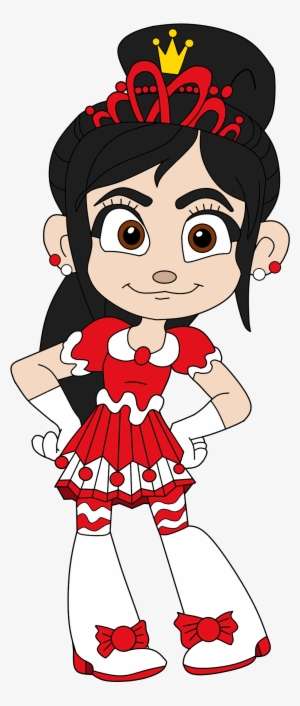 Vanellope Von Schweetz Sitting Render - Vanellope Von Schweetz Png PNG ...