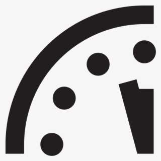 Doomsday Clock 2 5 Minutes Svg - Doomsday Clock Png PNG Image ...