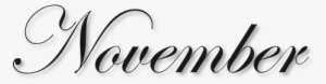 November Png Free Download - November Calligraphy Png PNG Image ...