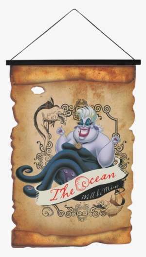 Villains Ursula Scroll Wall Decor - Disney The Little Mermaid Ursula ...